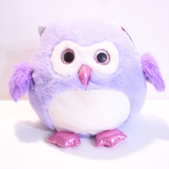 walgreens | Toys | Purple Owl Hug Me Walgreens Round Plush 2 Stuffed ...